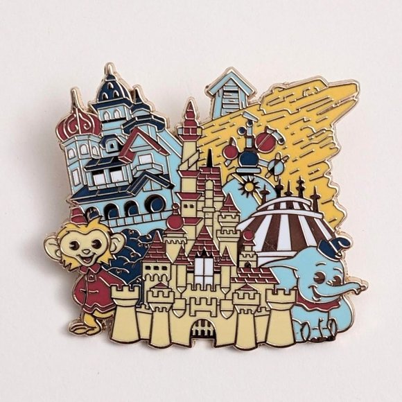 Disney | Jewelry | Around The World Disney D23 Pin Hong Kong Disneyland ...